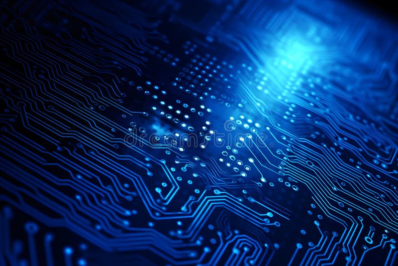 Central Computer Processors CPU Concept. Motherboard Digital Chip ...