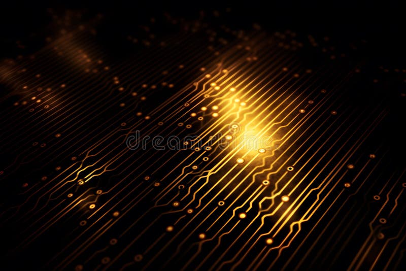 Central Computer Processors CPU Concept. Motherboard Digital Chip ...