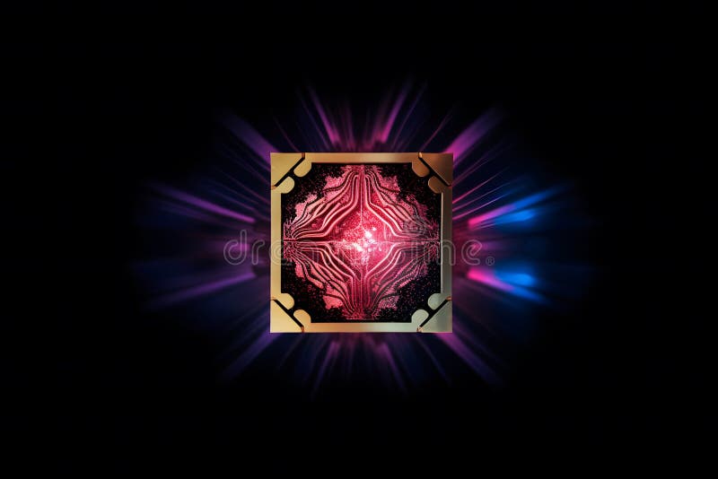 Central Computer Processors CPU Concept. Motherboard Digital Chip ...