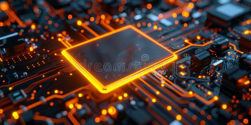 Central Computer Processors CPU Concept. Technology Background, 3d ...