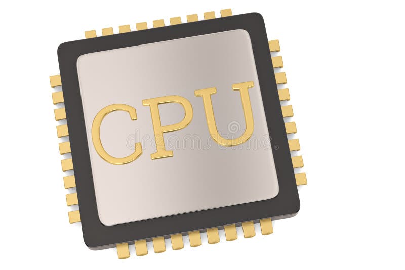 Central Computer Processors Cpu Stock Illustrations – 911 Central ...