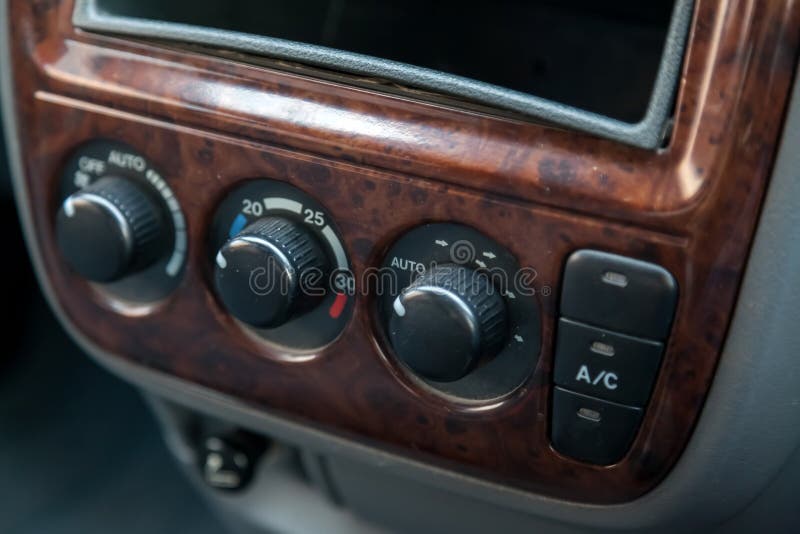 Toggle Switches and Buttons on the Car Control Panel To Turn on ...