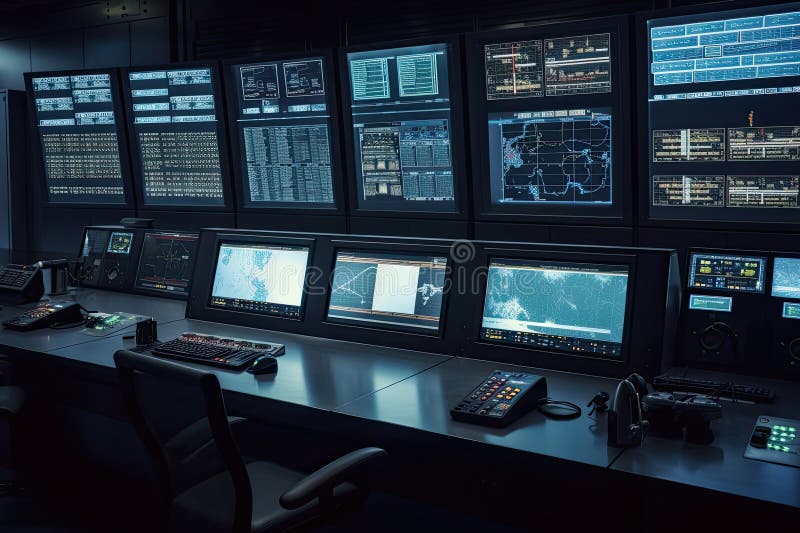 Central Monitoring System Stock Illustrations – 181 Central Monitoring ...