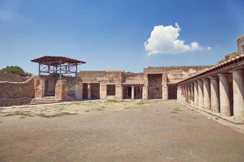 Stabian Baths Pompeii, Italy Editorial Photography - Image of pompei ...