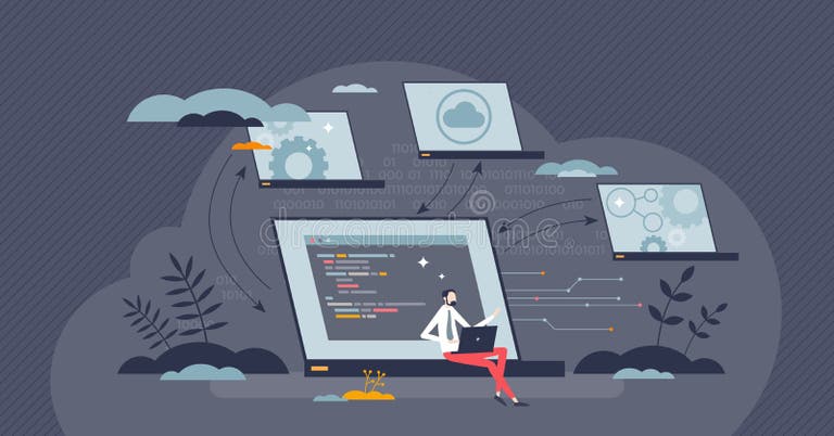 Central Hub Computer Stock Illustrations – 109 Central Hub Computer ...