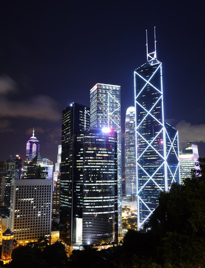 Central District, Hong Kong Stock Photo - Image of beautiful, modern ...