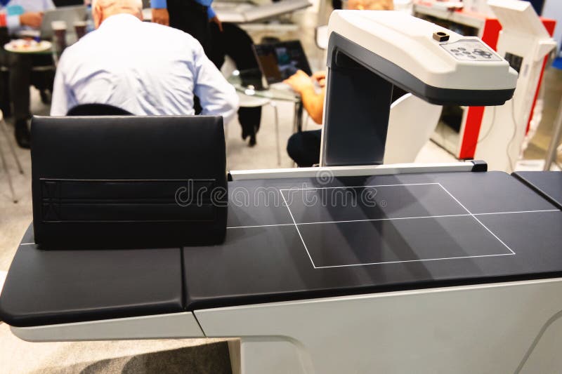 Central Dual X-ray Absorptiometry DXA Device. Axial Table DXA Scanner ...