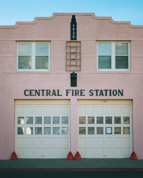 Central Fire Station, Marfa, Texas Editorial Photography - Image of ...