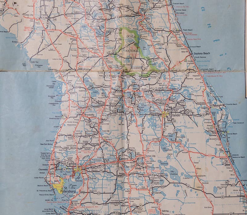 Central Tampa Florida Map Neighborhoods Stock Photos - Free & Royalty ...