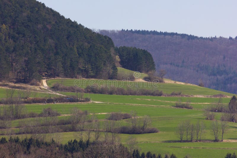 Central German Uplands stock image. Image of autumn - 114099147
