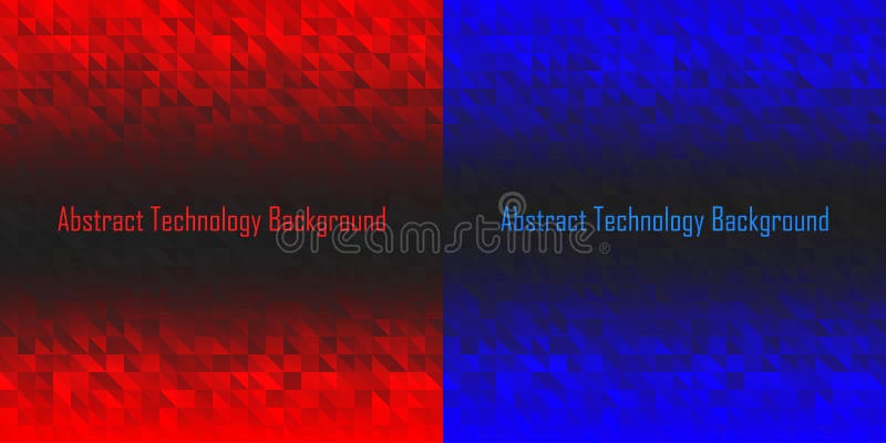 Central Gradient Texture. Geometric Background Set. Triangle Pattern ...