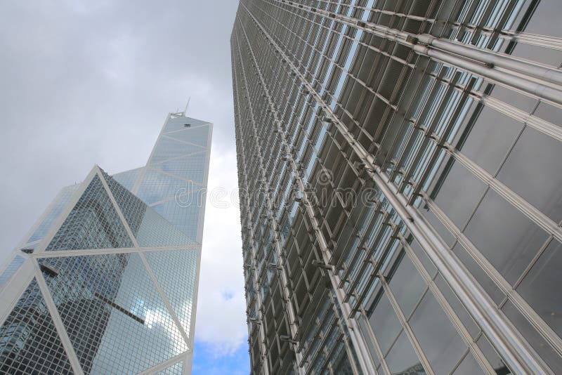 Central, Hong Kong Office Building Stock Photo - Image of facade ...