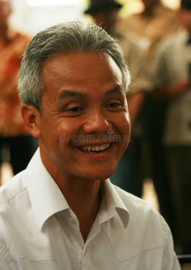 Central Java Governor Ganjar Pranowo Editorial Stock Image - Image of ...