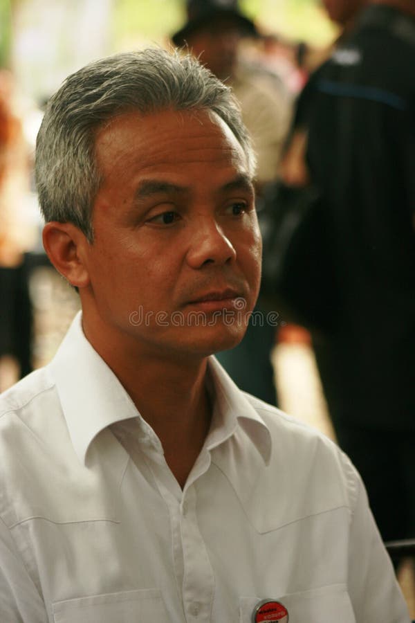 Central Java Governor Ganjar Pranowo Editorial Stock Image - Image of ...