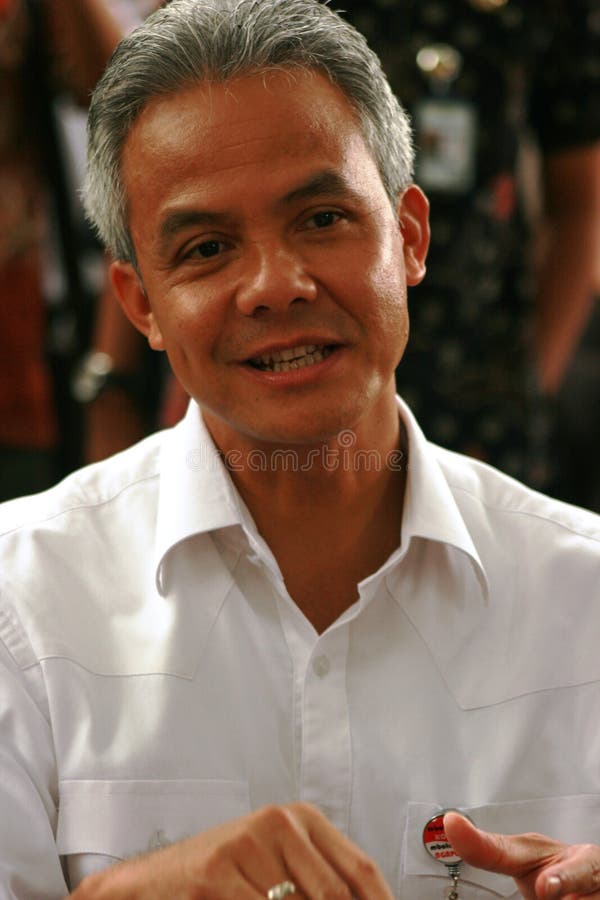 Central Java Governor Ganjar Pranowo Editorial Stock Photo - Image of ...
