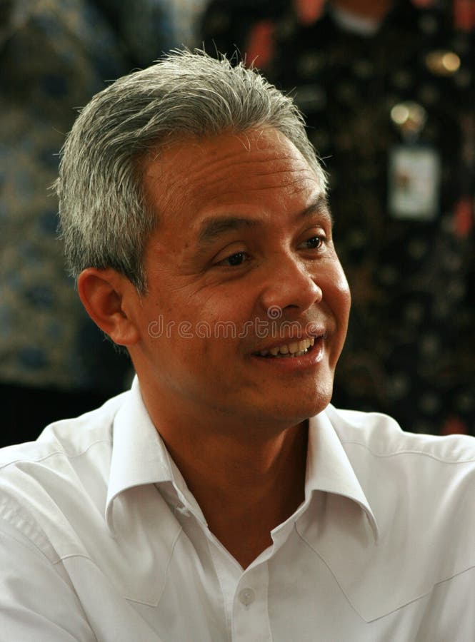 Central Java Governor Ganjar Pranowo Editorial Stock Image - Image of ...