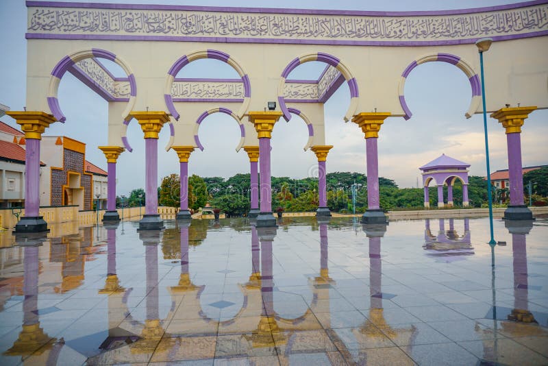 Central Java Grand Mosque, or Masjid Agung Jawa Tengah (MAJT). with the ...