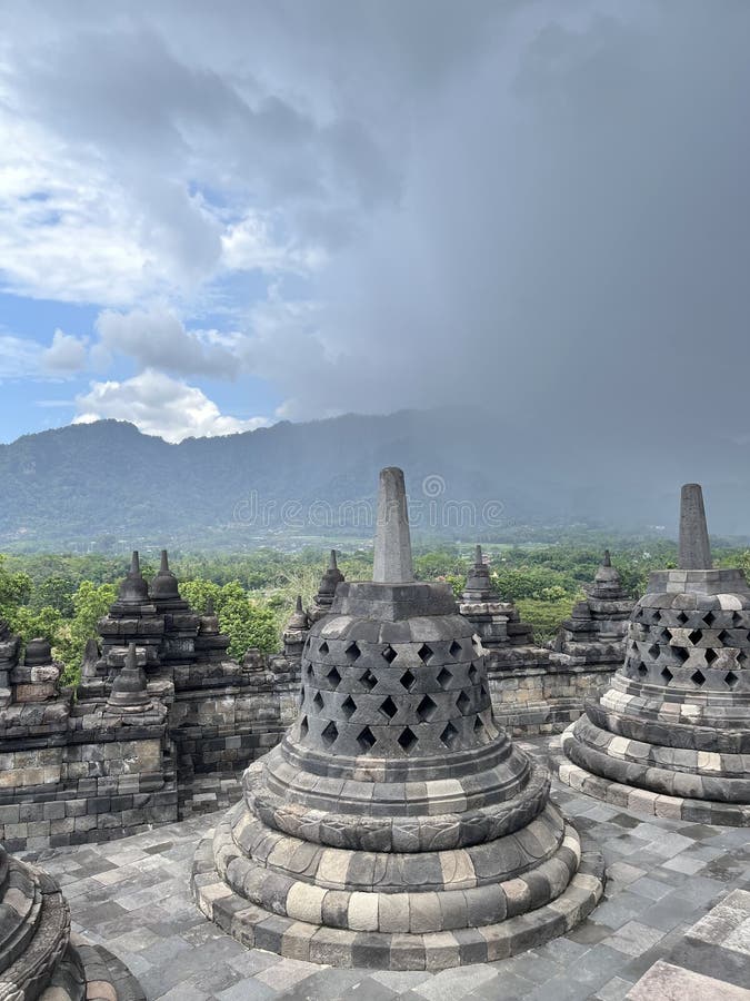 Central Java, Indonesia, 2 April 2025: Borobudur Temple, Mahayana ...