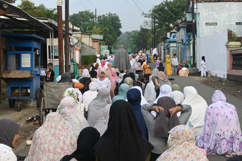 Eid Al-Fitr editorial stock image. Image of clothing - 275866064