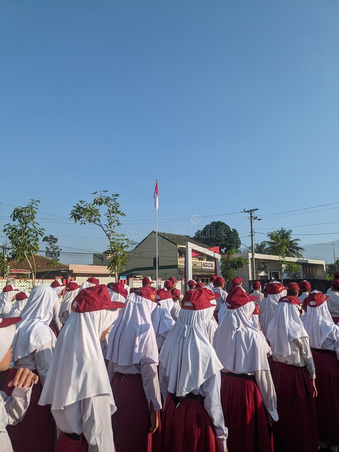 Central Java, Indonesia - July 22, 2024: Junior High School Students ...