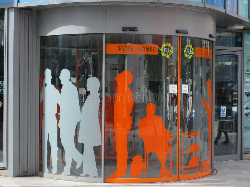 Cardiff Central Library Hub Editorial Photo - Image of manic, music ...