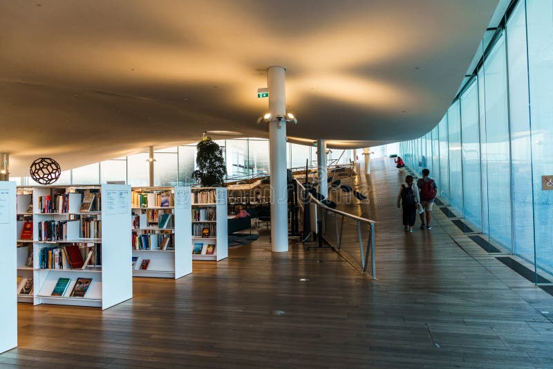 The Central Library of Helsinki. Interior View Editorial Photo - Image ...