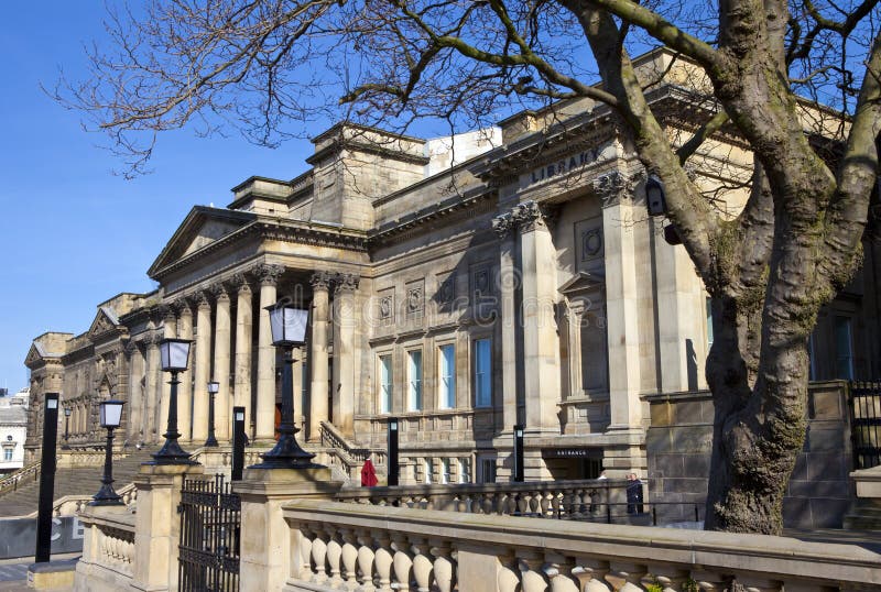 Central Library in Liverpool Stock Image - Image of northern, city ...
