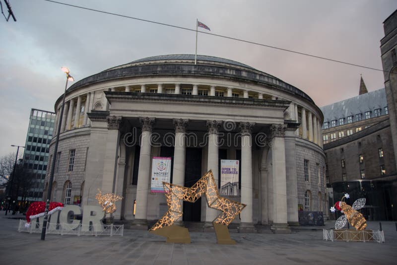 Central Library at Manchester England 2019 Editorial Photo - Image of ...