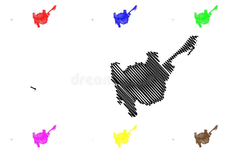 Central Luzon Red Highlighted in Map of Philippines Stock Illustration ...