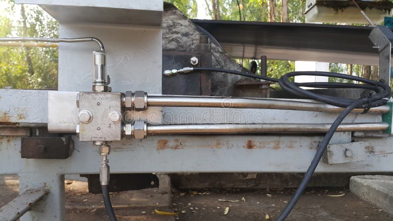 Central Main Valve of Automatic Refill Grease Lubricator Stock Photo ...