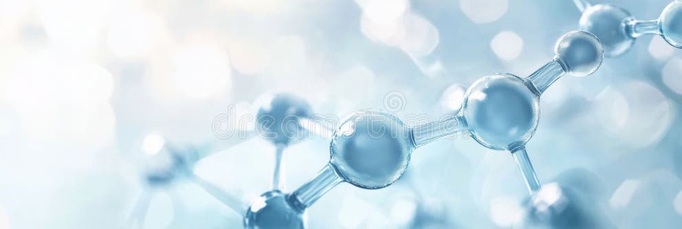 Abstract Molecular Structures on a Clean Background Showcasing ...