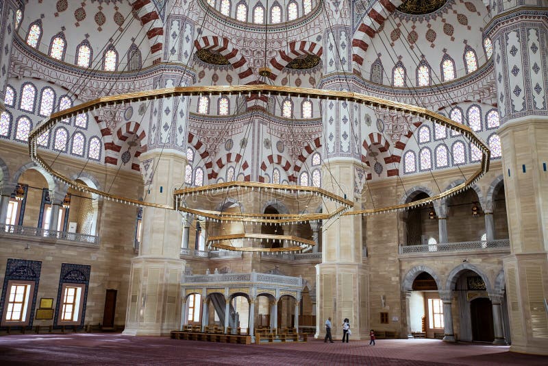 Central Mosque in Adana, Turkey Stock Photo - Image of muslim, sabanci ...