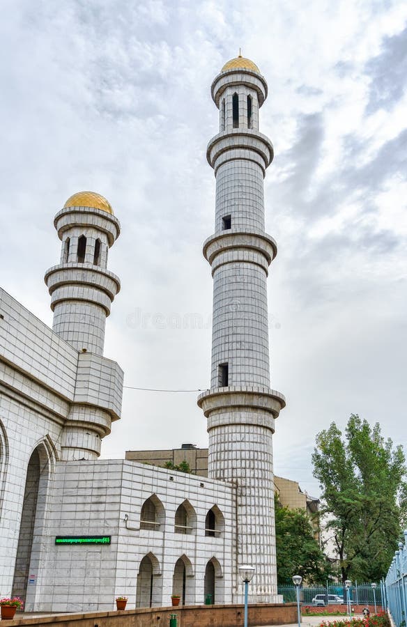Central Mosque of Almaty. Almaty, Kazakhstan Stock Image - Image of ...