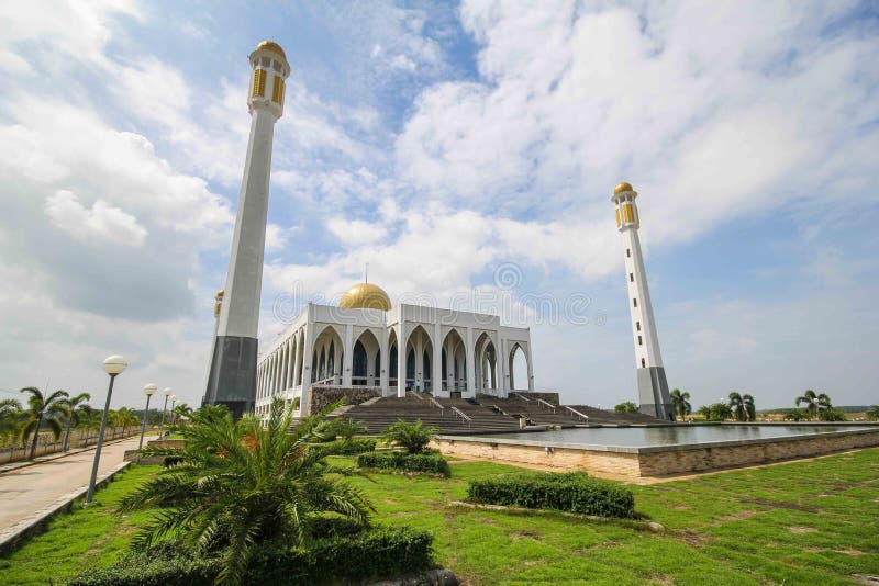 Central Mosque of Songkhla, Thailand Stock Image - Image of journey ...