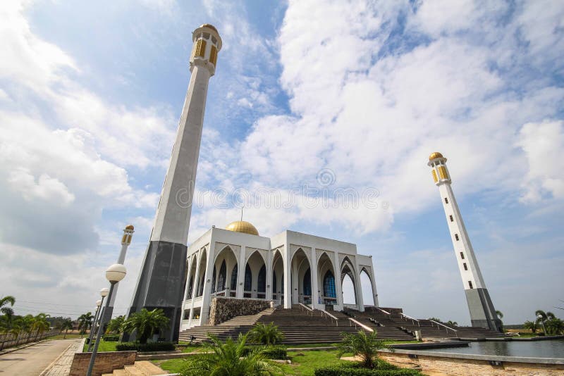 Central Mosque of Songkhla, Thailand Stock Image - Image of journey ...
