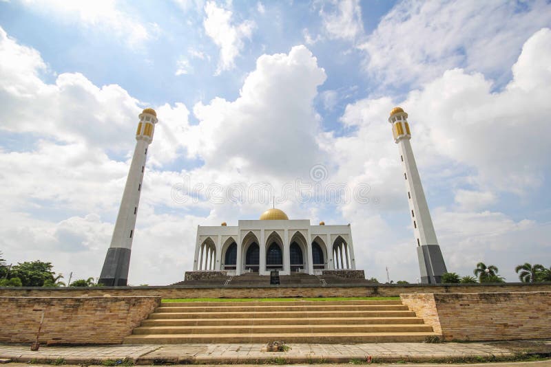 Central Mosque of Songkhla, Thailand Stock Image - Image of journey ...