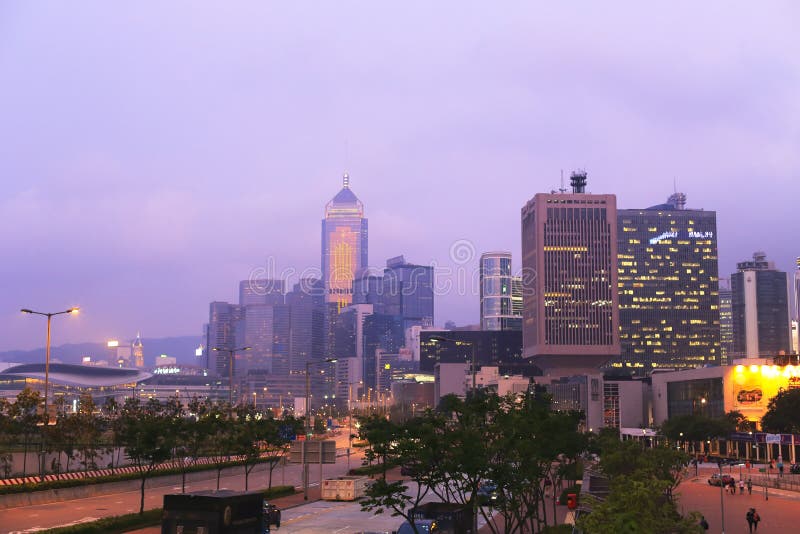 Central night scene editorial image. Image of light, pier - 48188555