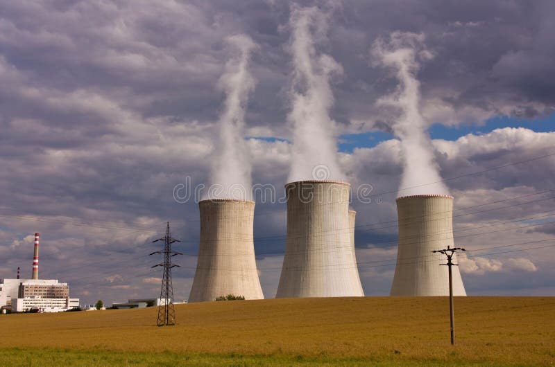 Central nuclear foto de archivo. Imagen de bohemia, europeo - 18487998