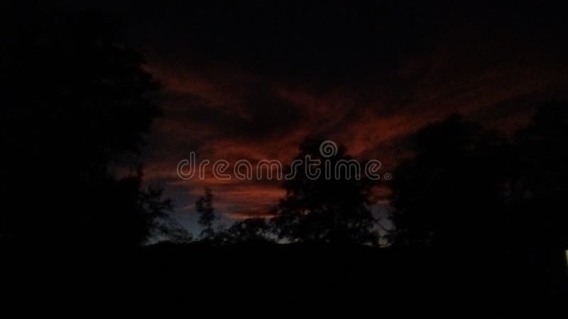 Central Oregon Angry Sunset Central Oregon Stock Photo - Image of ...