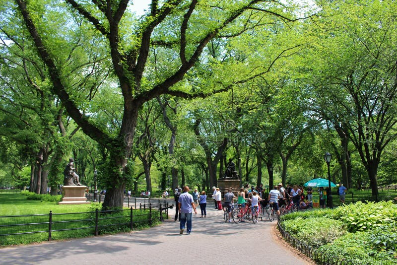 Central Park, New York editorial stock photo. Image of peacefully ...