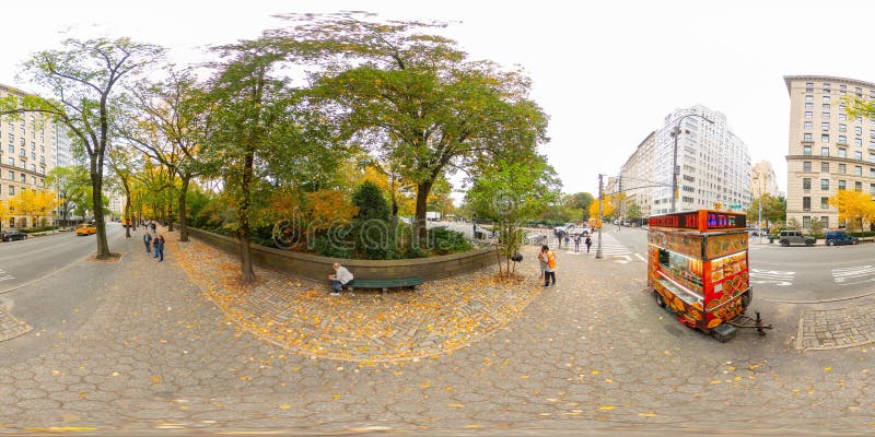 Central Park New York. 360 Panorama VR Equirectangular Photo Editorial ...
