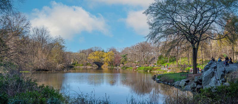 Central Park Panorama stock photo. Image of central - 373869500