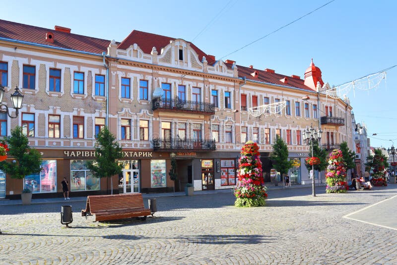 Central Part City Uzhgorod Ukraine Stock Photos - Free & Royalty-Free ...