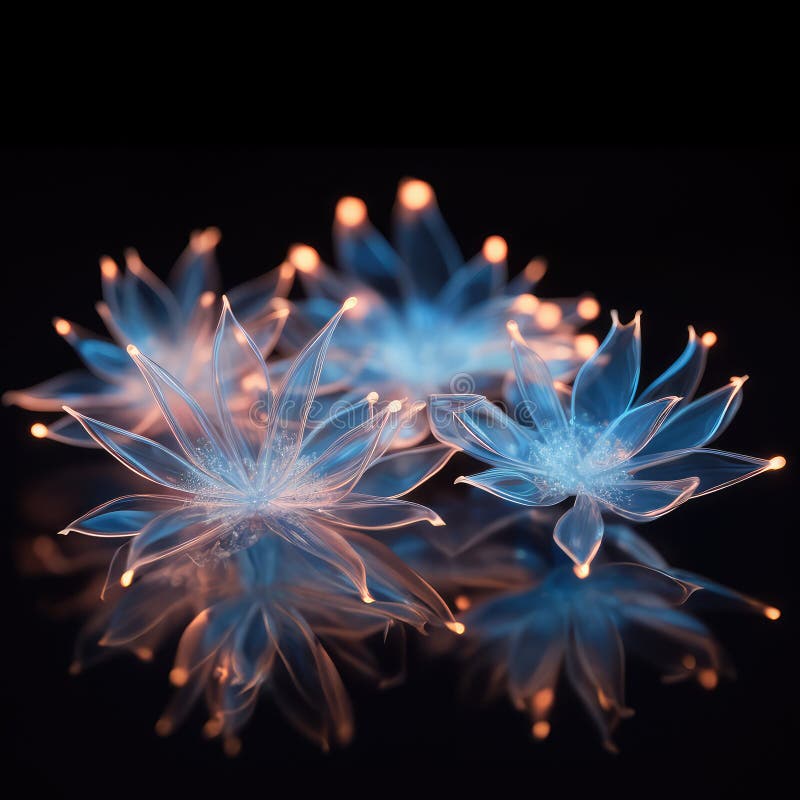 The Central Point of the Network of Light Was the Flower Stock ...