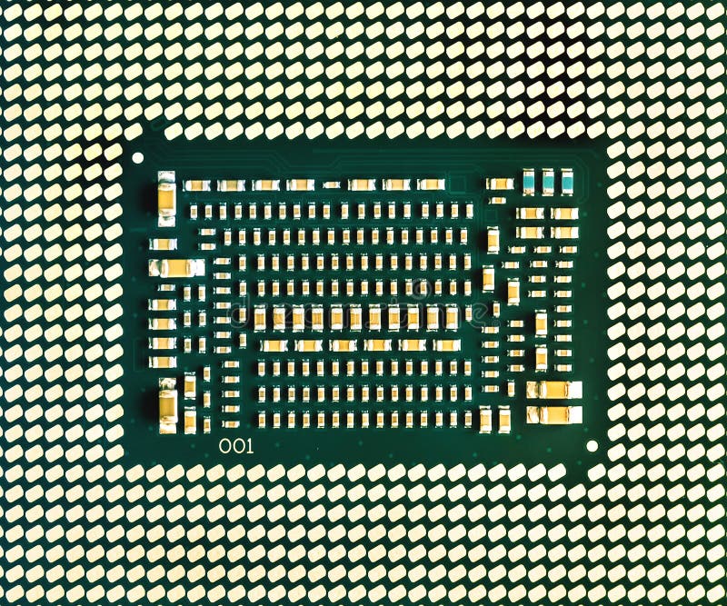 Central Processing Unit Chip.CPU Isolated on White Stock Photo - Image ...