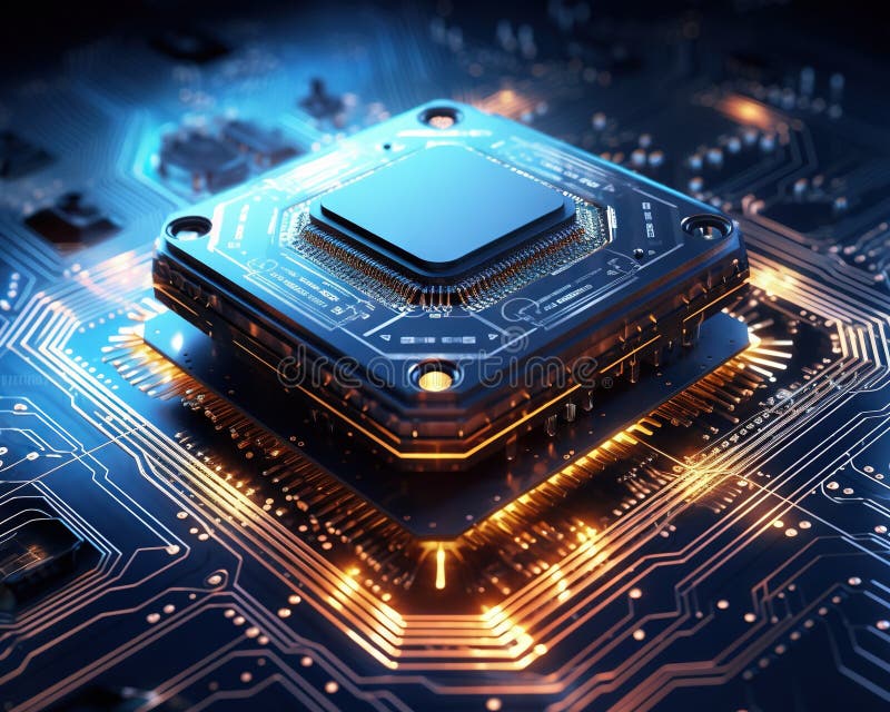 The Central Processing Unit is a Concept for Digital Computing. Stock ...