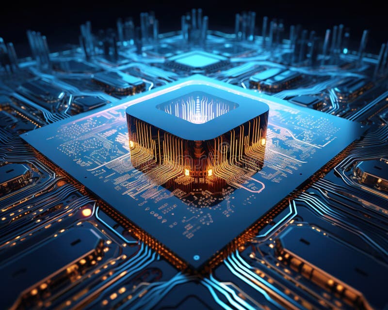 The Central Processing Unit is a Concept for Digital Computing. Stock ...