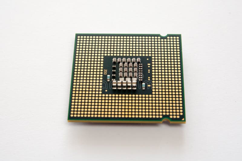 Central Processing Unit (CPU) Stock Image - Image of electric, central ...