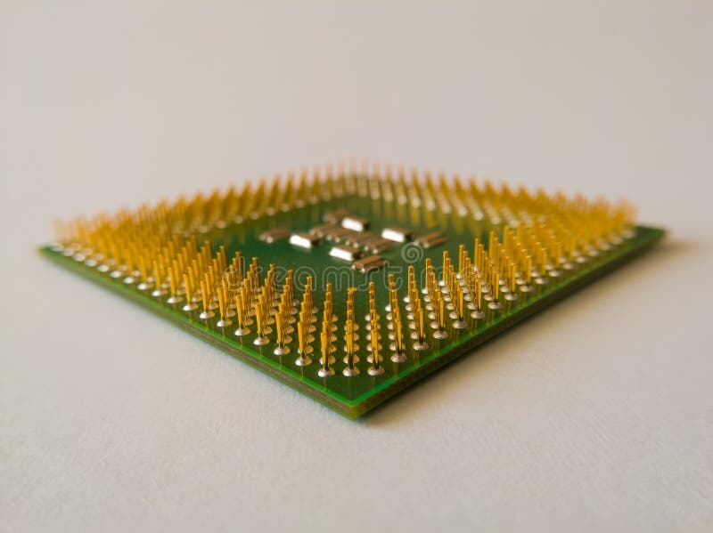 A Central Processing Unit CPU Stock Photo - Image of main, microchip ...