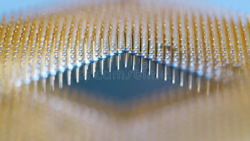 Central Processing Unit, CPU Stock Video - Video of microchip ...